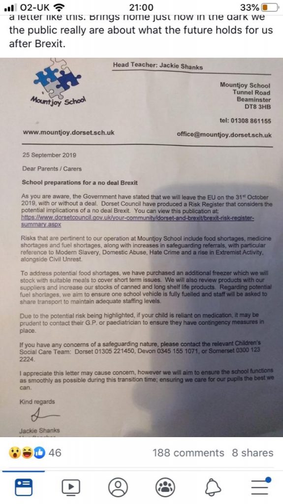 LOCAL NEWS: Is this school's Brexit letter scaremongering or should we ...